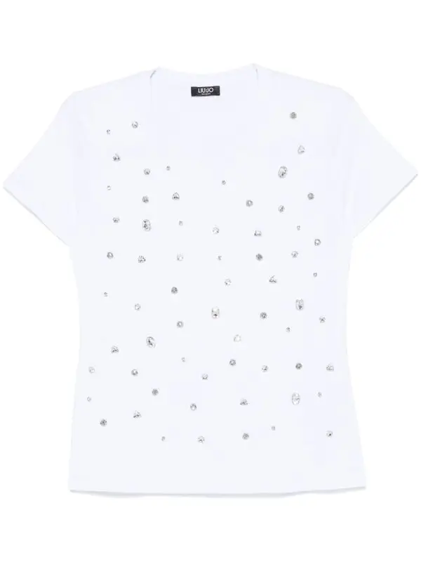 Liu Jo Crystal-embellished T-shirt