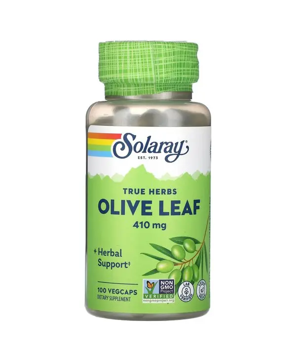 SOLARAY True Herbs Olive Leaf 410 Mg