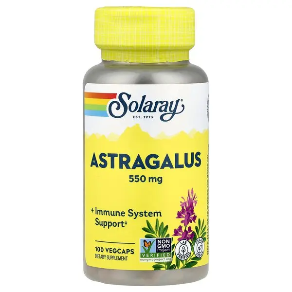 SOLARAY Astragalus 550 Mg 100 Vegcaps