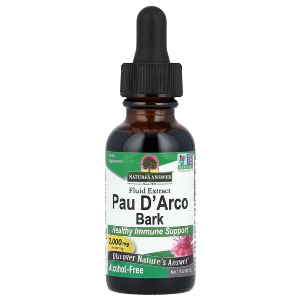 NATURE'S ANSWER Pau D' Arco Bark Alcohol-free 2 000 Mg 1 Fl Oz - Assorted Pre-pack (see Table 9