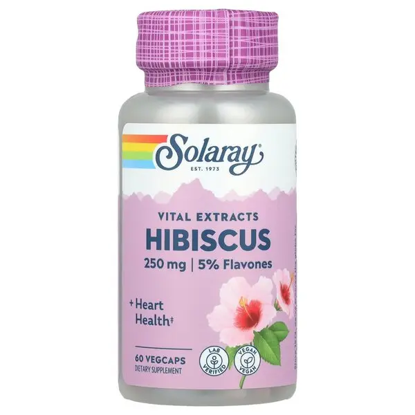 SOLARAY Vital Extracts Hibiscus 60 Vegcaps