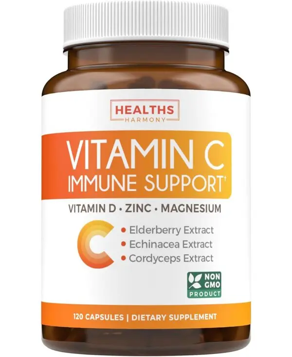 HEALTHS HARMONY Vitamin C Immune Support Capsules