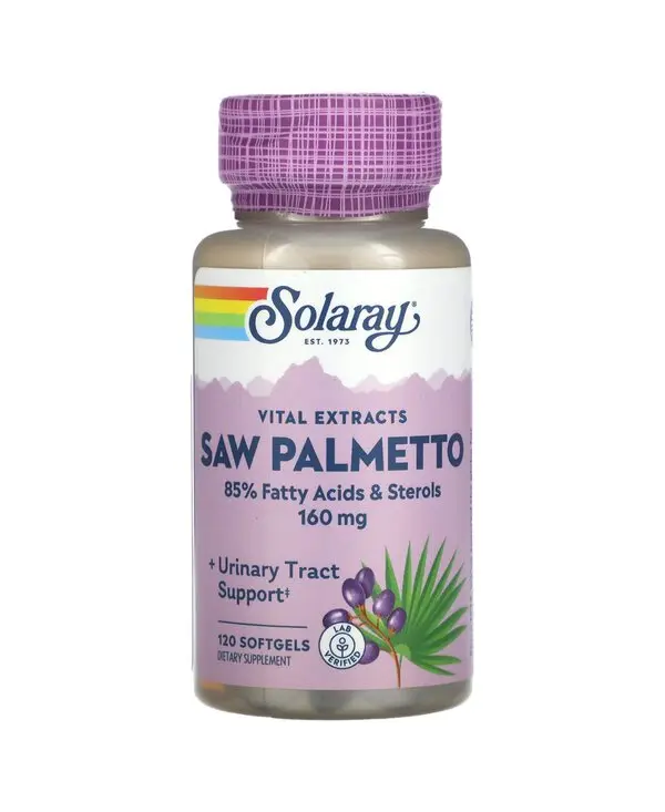SOLARAY Vital Extracts Saw Palmetto 160 Mg
