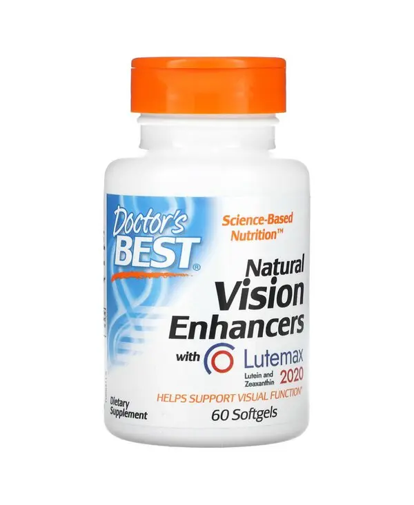 DOCTOR'S BEST Natural Vision Enhancers With Lutemax 2020