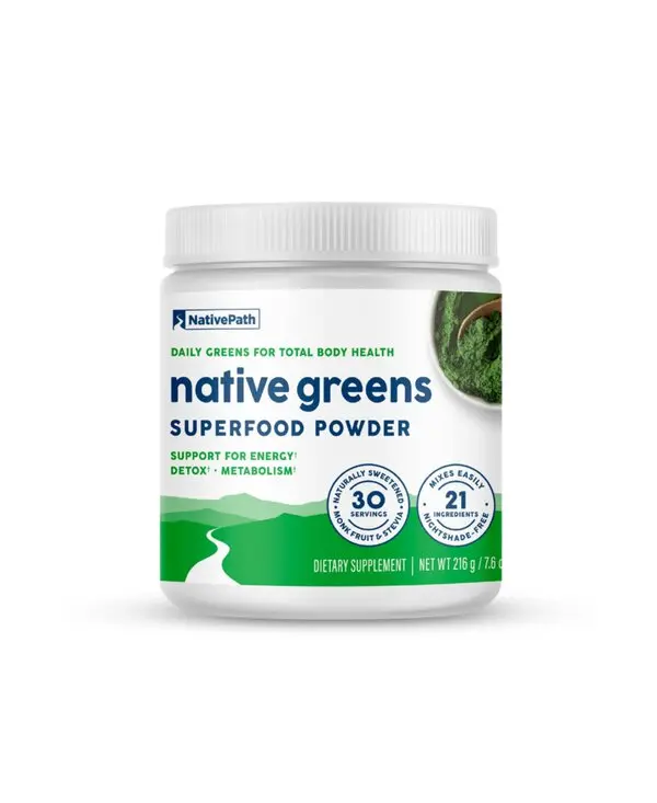 NATIVEPATH Native Greens Superfood Powder &#x2013; Organic Greens
