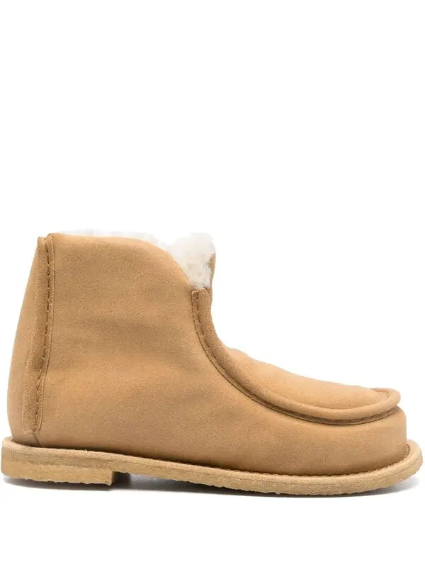 JW Anderson Suede Ankle Boots - Brown