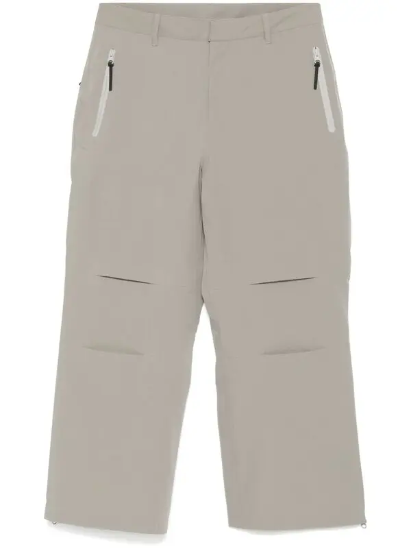 HIKING PATROL Panelled Straight Trousers - Beige