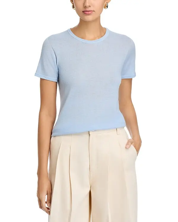 Majestic Filatures Cashmere Crewneck Tee - Ocean