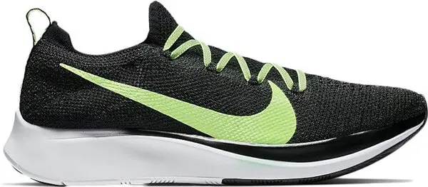 Nike Zoom Fly Flyknit Sneakers - Black Vast Grey Lime Blast