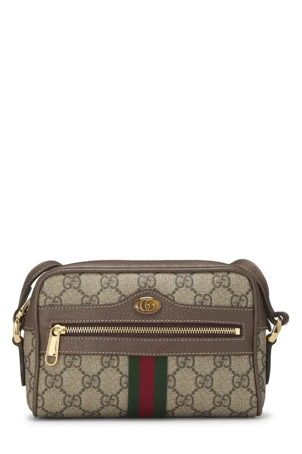 Gucci Gg Supreme Canvas Ophidia Crossbody Mini
