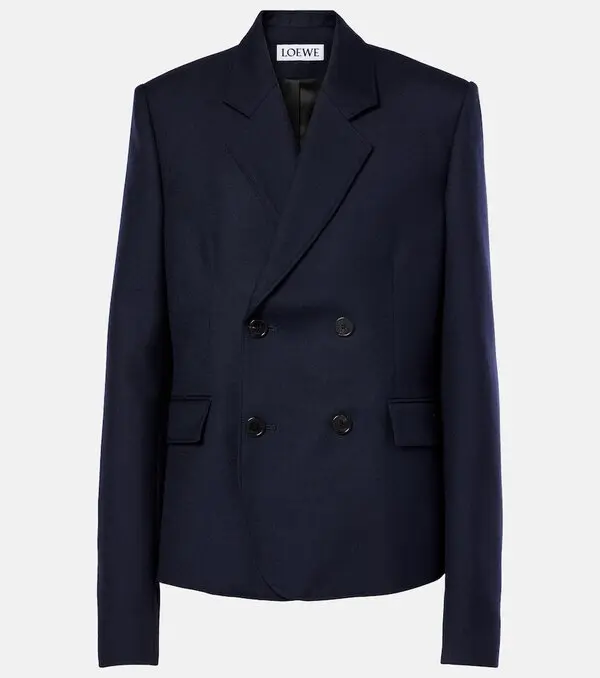 Loewe Wool Blazer - Blue