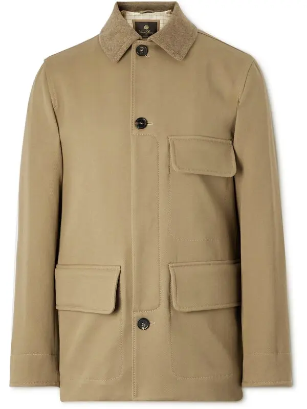 Loro Piana Barth Caban Cotton-gabardine Jacket