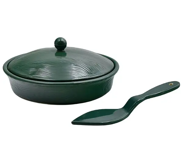 TEMP-TATIONS Woodland Covered Pie Dish W/ Server