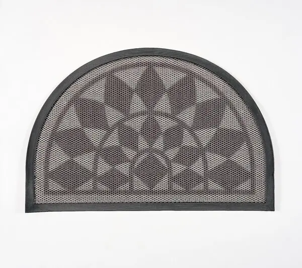 BERNINI 2'x 3' Half Round Aqua-terra Dirt Trapping Mat