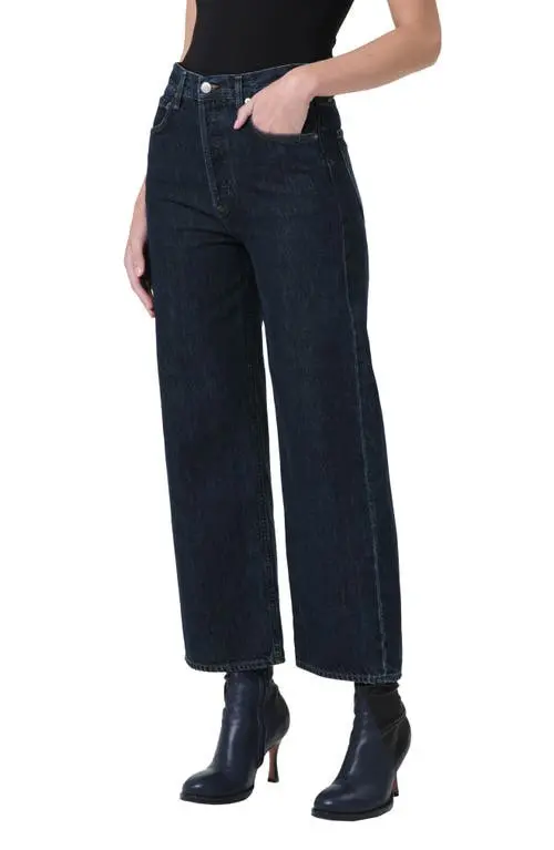 AGOLDE Ren High-waist Wide-leg Ankle Jeans - Polished