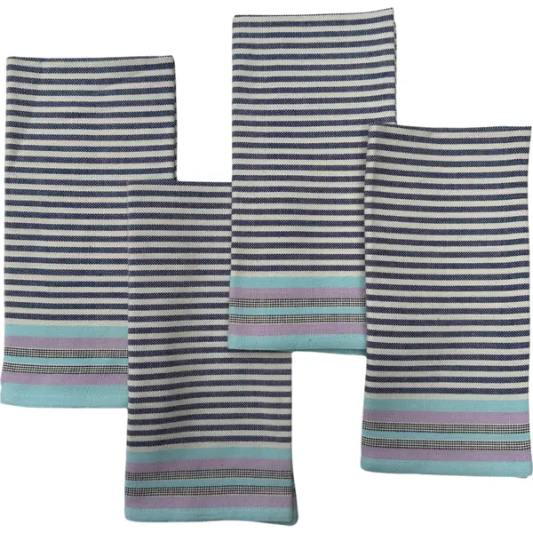 SIAFU HOME Handwoven Bahari Napkinsset Of 4