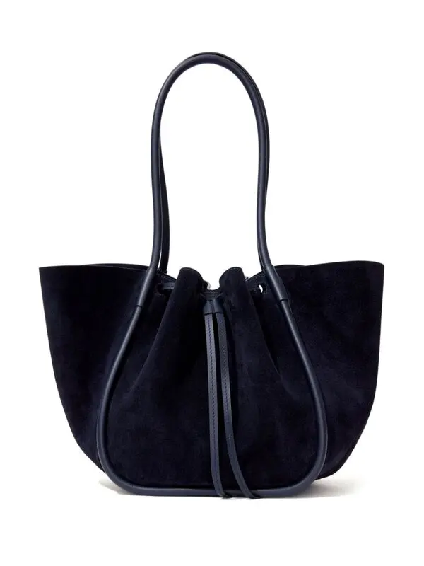 Proenza Schouler Large Ruched Tote Bag - Blue