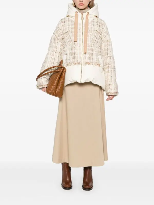 Khrisjoy Tweed Down Jacket