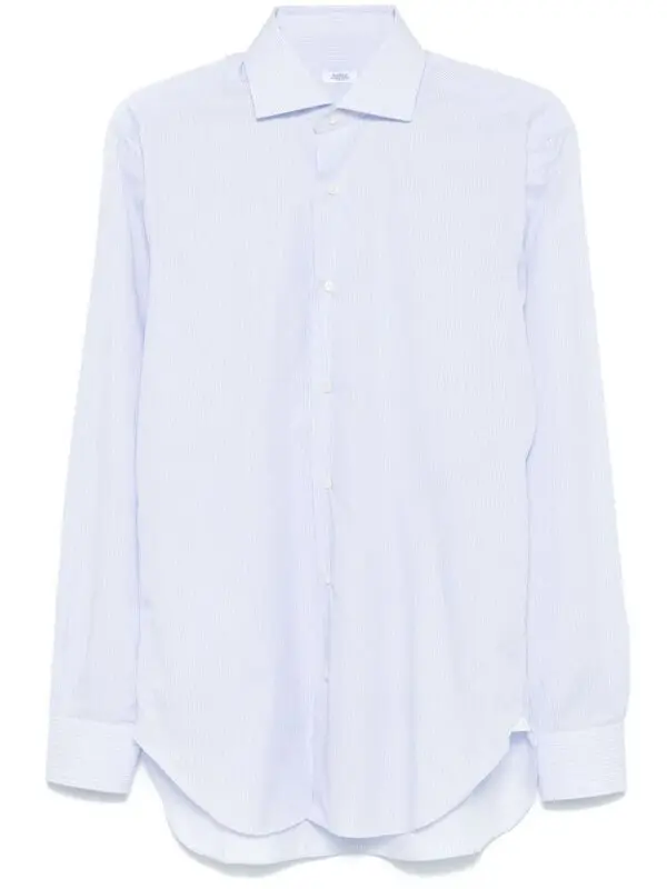 BARBA NAPOLI Striped Shirt - Blue