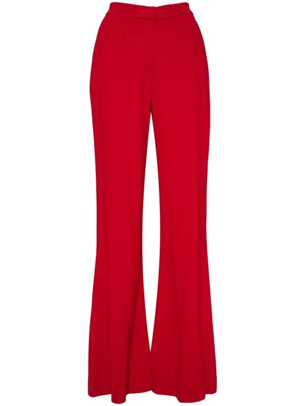 Elie Saab Exposed-seam Trousers - Red