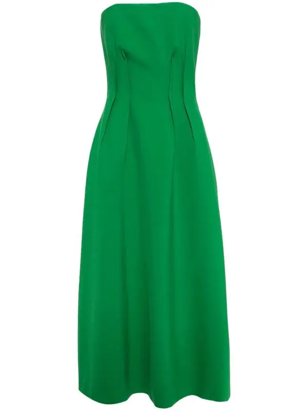 Elie Saab Inverted-darts Strapless Dress