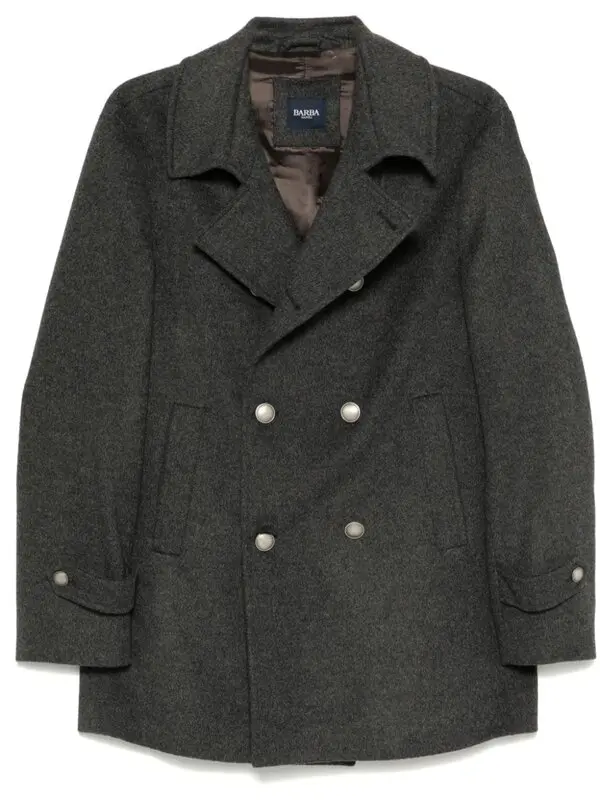BARBA NAPOLI Felted Pea Coat