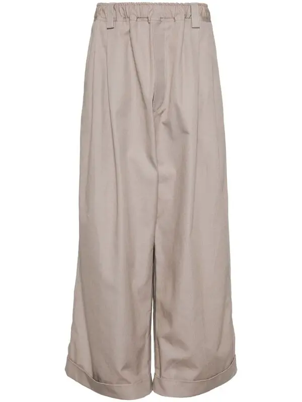 MERYLL ROGGE Wide-leg Cotton Chinos