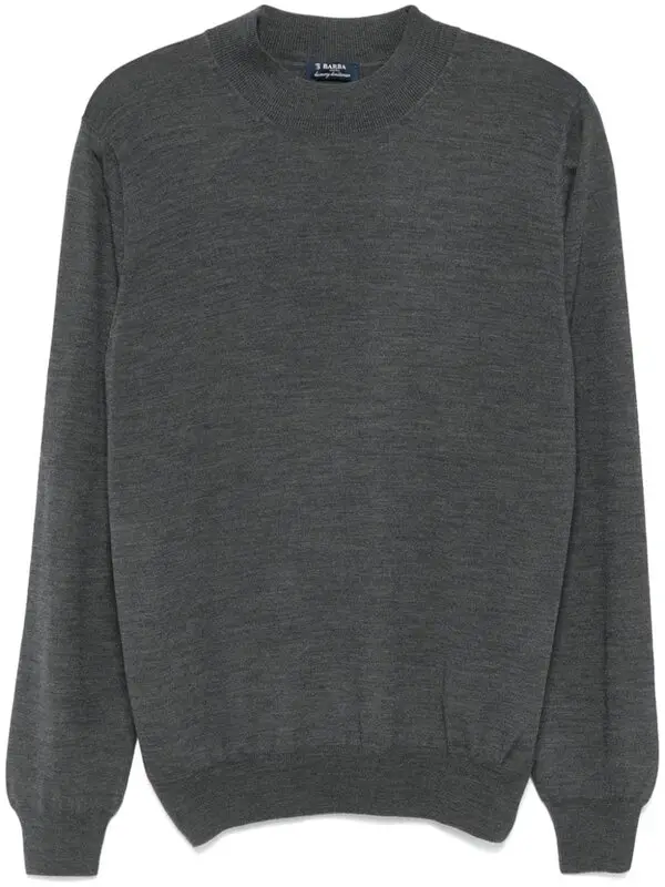 BARBA NAPOLI Wool Sweater - Grey