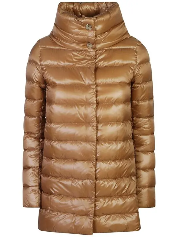 Herno Amelia Padded Coat - Brown