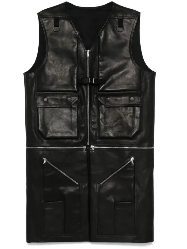 Rick Owens Utility Leather Vest