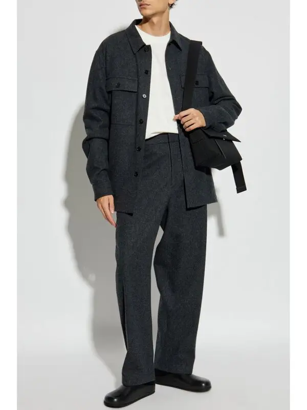 JIL SANDER Felted Trousers