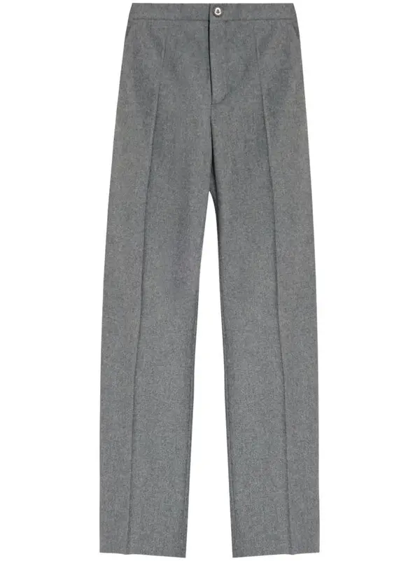 Moncler Pressed-crease Trousers - Grey