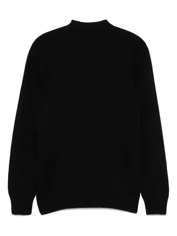 D4.0 Virgin Wool Sweater - Black