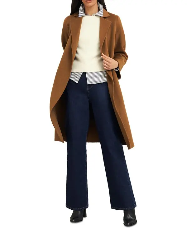 HOBBS LONDON Lytham Notch Collar Coat