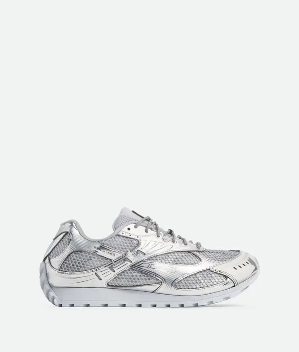 Bottega Veneta Orbit Sneaker - Silver