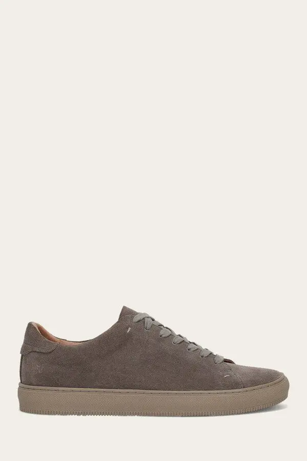 Frye Astor Low Lace Sneakers - Grey