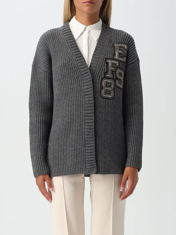 Elisabetta Franchi Cardigan - Grey