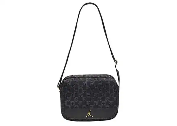 Jordan Monogram Crossbody - Black | Editorialist