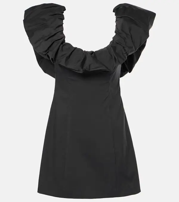 Sir The Label Jones Ruffled Cotton-blend Minidress