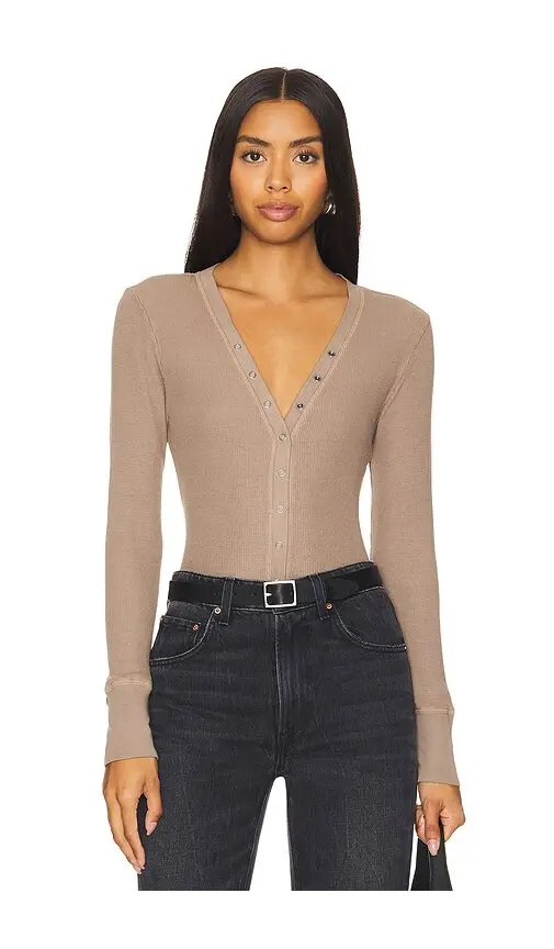 BOBI Long Sleeve Button-down Top