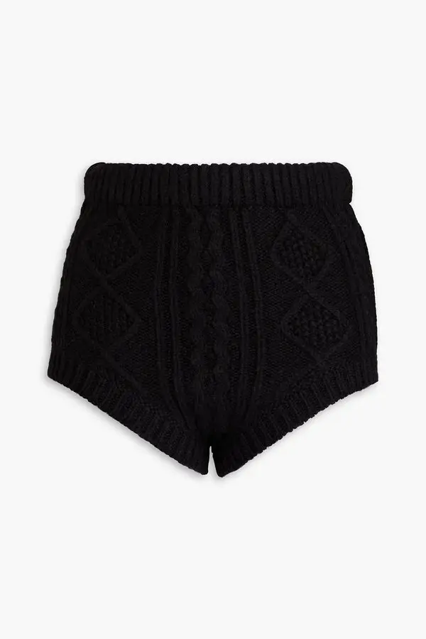 Red Valentino Knitted High-rise Shorts