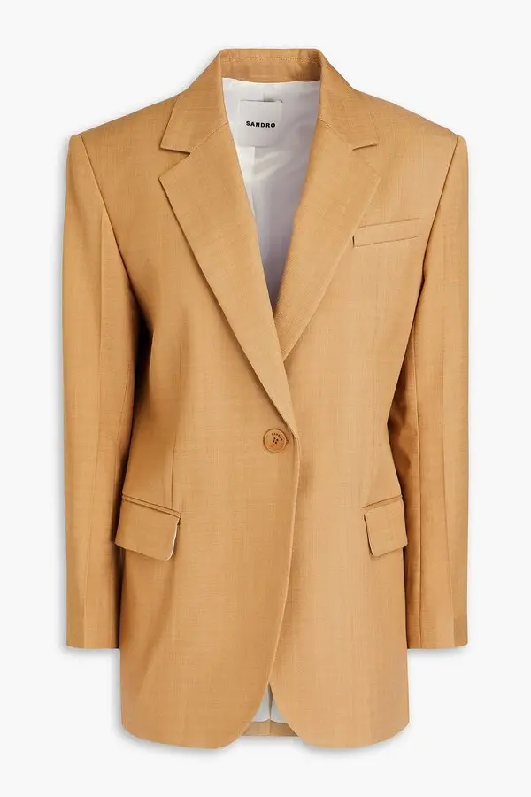 Sandro Slub Woven Blazer