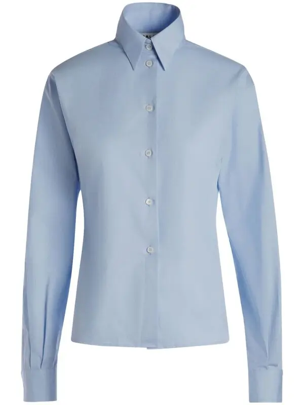 Bally Poplin Shirt - Blue