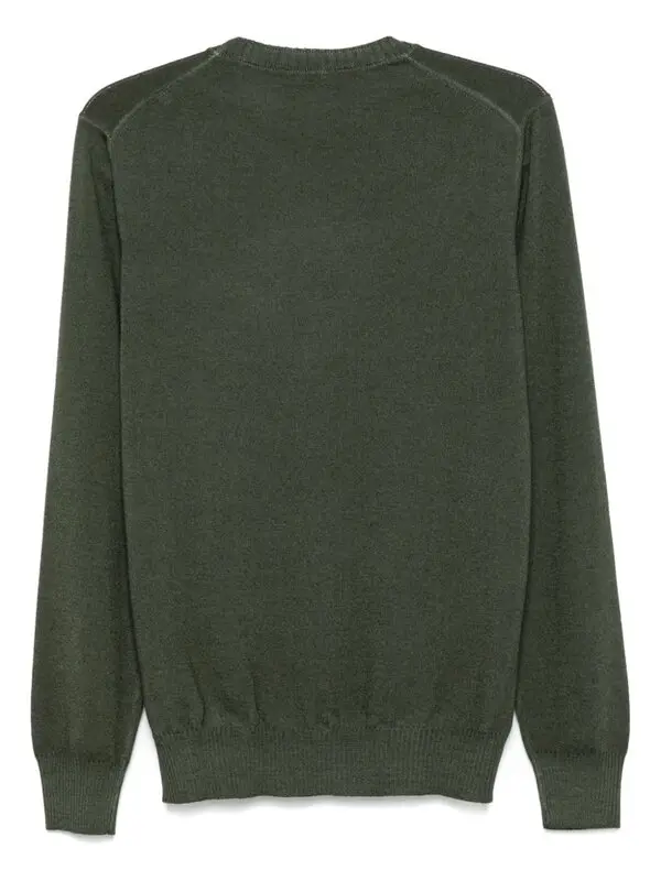 FAY Fine-knit Sweater - Green