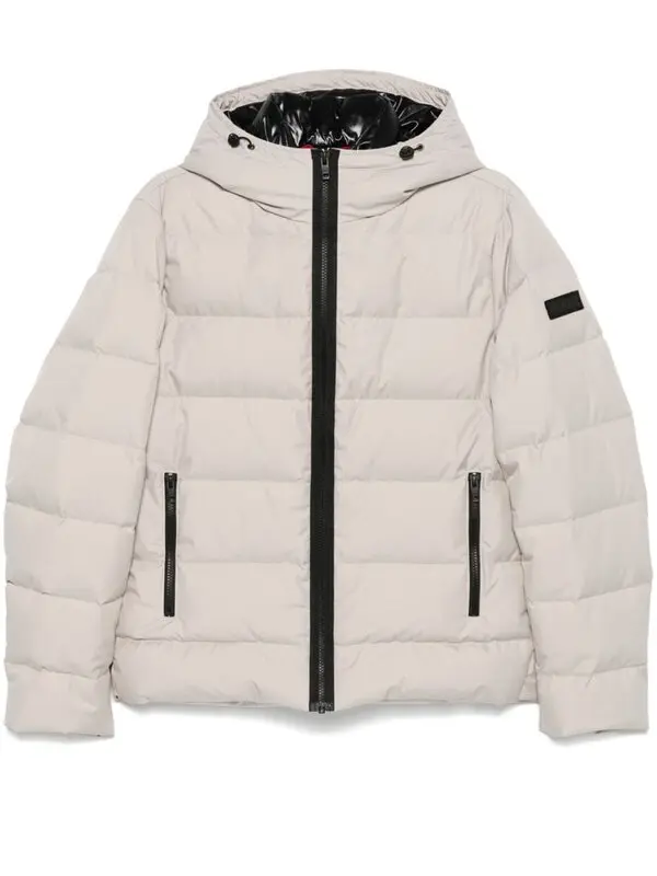 FAY Logo-patch Padded Jacket