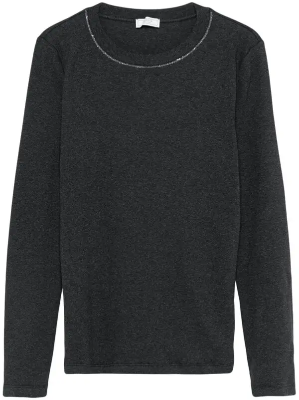 Peserico Punto Luce-trim Jersey Top