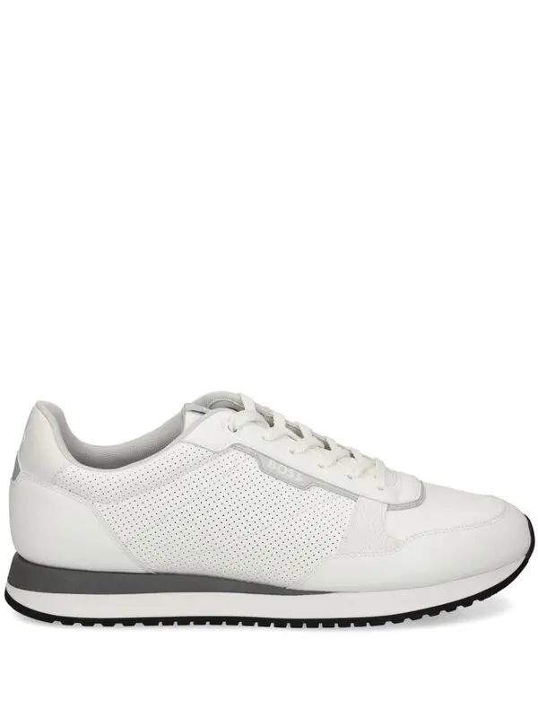 Hugo Boss Panelled Perforated Sneakers