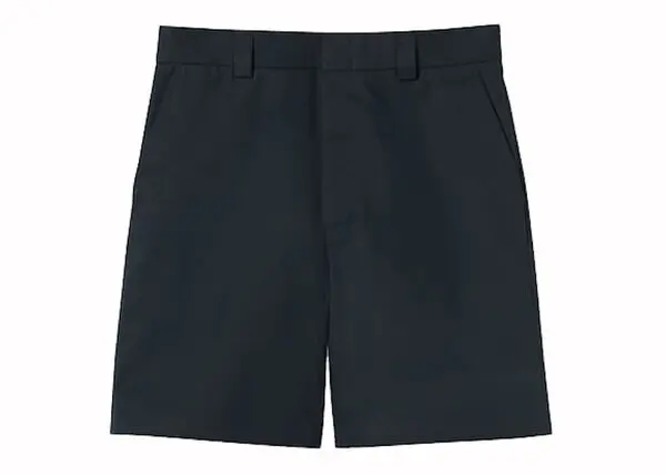 Gucci Cotton Twill Web Shorts - Dark Blue