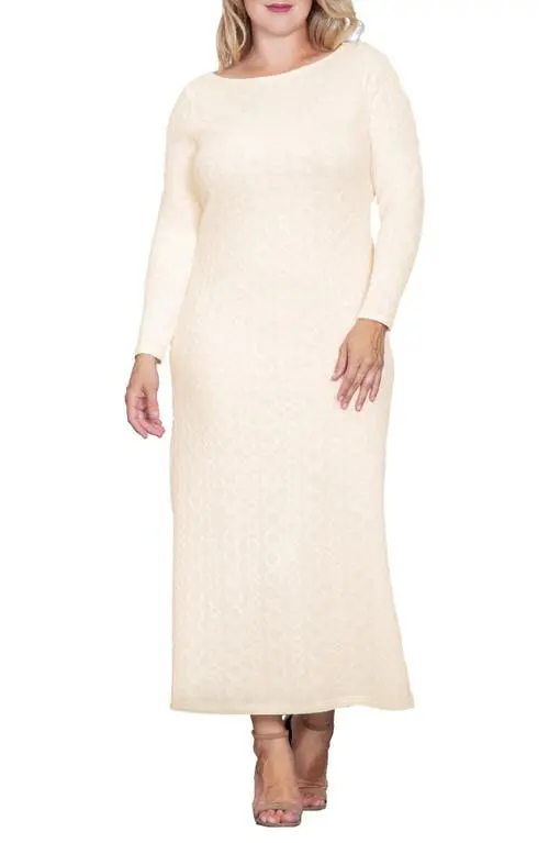 STANDARDS & PRACTICES Geo Jacquard Maxi Dress