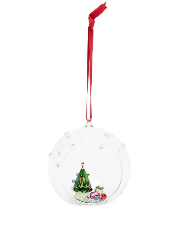 SWAROVSKI Ball Ornament - White